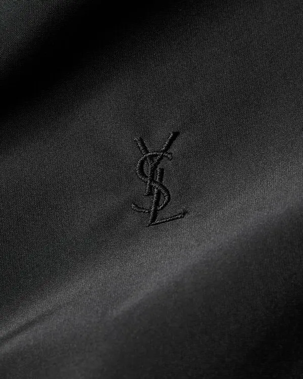 Saint Laurent Cassandre Windbreaker In Taffeta