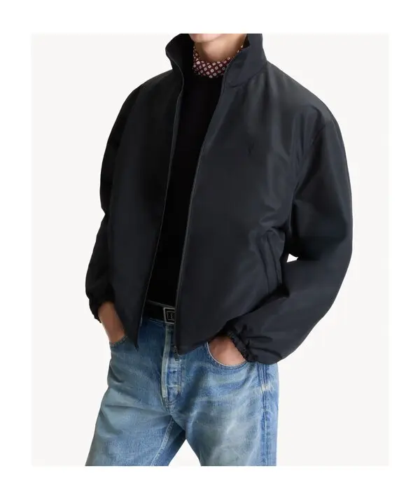 Saint Laurent Cassandre Windbreaker In Taffeta