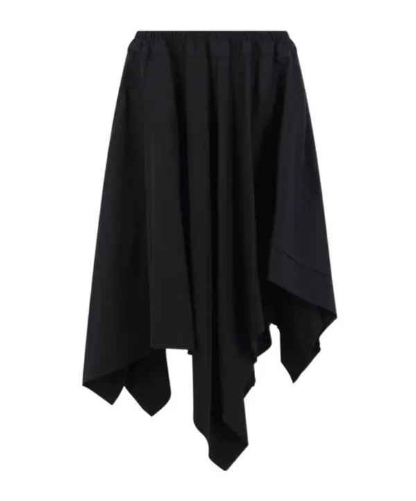 Yohji Yamamoto Elastic-waist Skirt