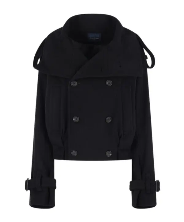 Yohji Yamamoto Short Coat - Black
