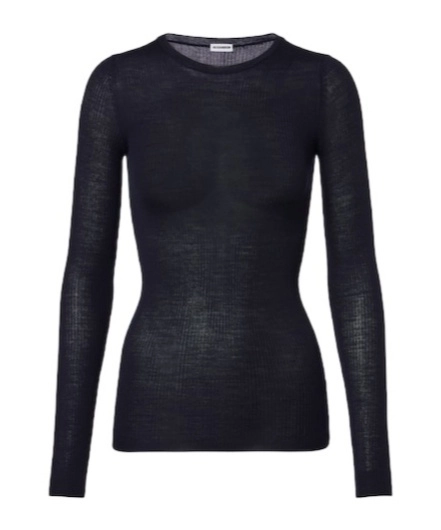 JIL SANDER Ribbed-knit Wool Sweater