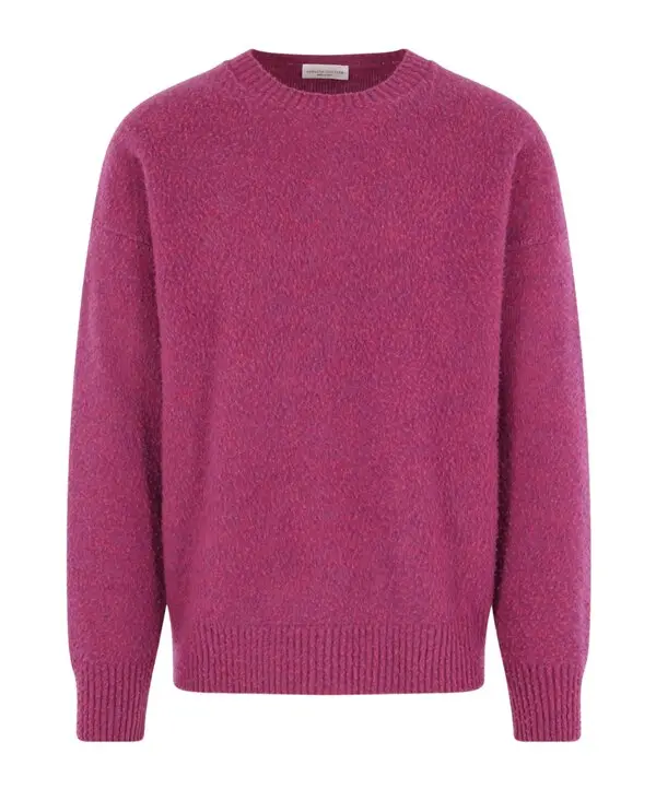 ROBERTO COLLINA Crew-neck Wool Sweater - Pink