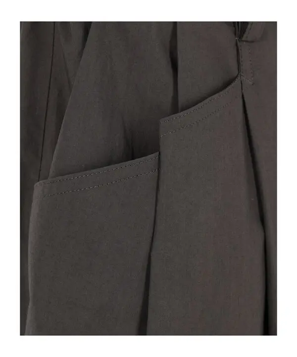Sacai Pleated Belted Trousers - Black