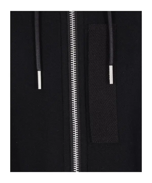 Sacai Zip-up Drawstring Hoodie