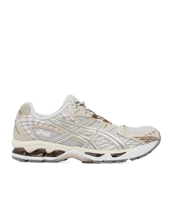 Asics Gel-nimbus 10.1 Mesh Lace-up Sneakers - Cement Ash/feather Ash