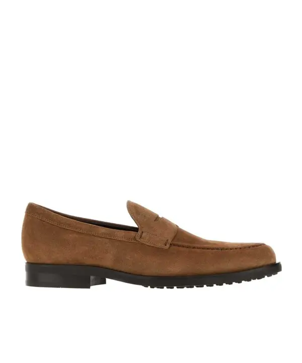 TOD'S Round-toe Loafers - Brown
