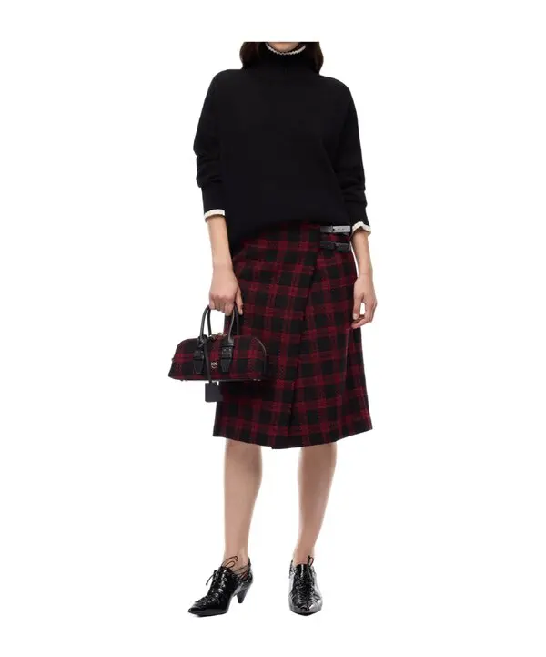 Pinko Contrast-trim Roll-neck Sweater