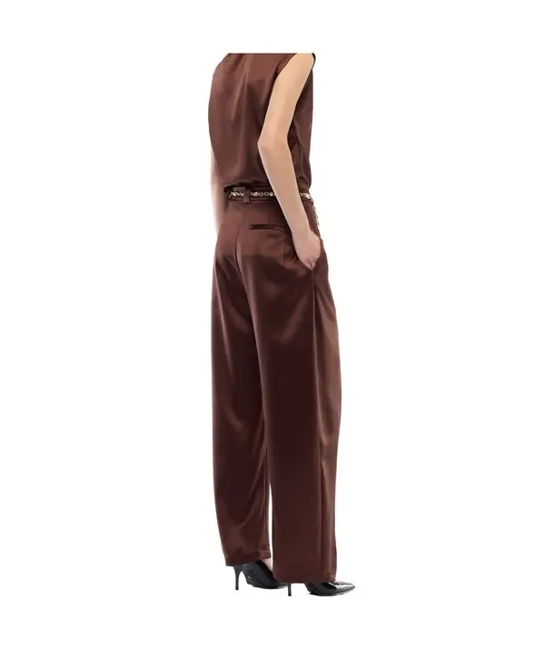 Pinko Satin Wrap Trousers