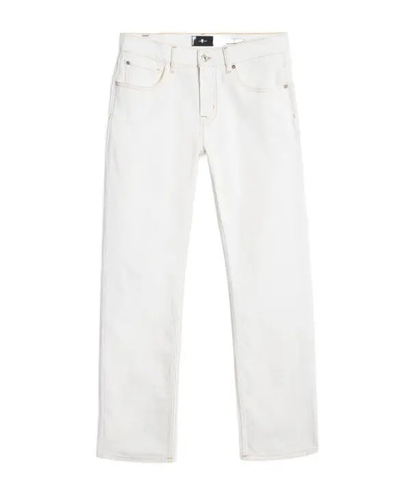 7 For All Mankind The Straight In Luxe Vintage - White