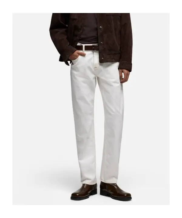 7 For All Mankind Straight-leg Jeans With Contrast Topstitching