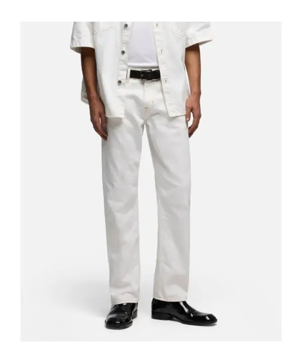 7 For All Mankind Straight-leg Jeans With Contrast Topstitching