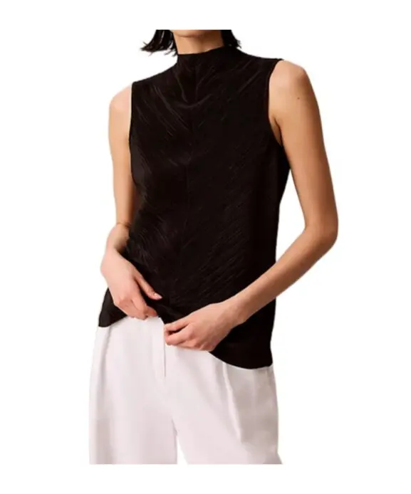 Calvin Klein High-necked Sleeveless Vest