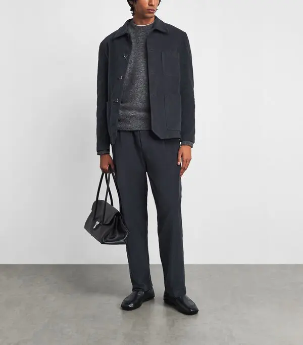 Barena Venezia Stretch-cotton Pleated Straight Trousers