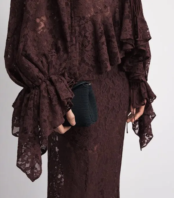 DE LA VALI Lace Mija Blouse