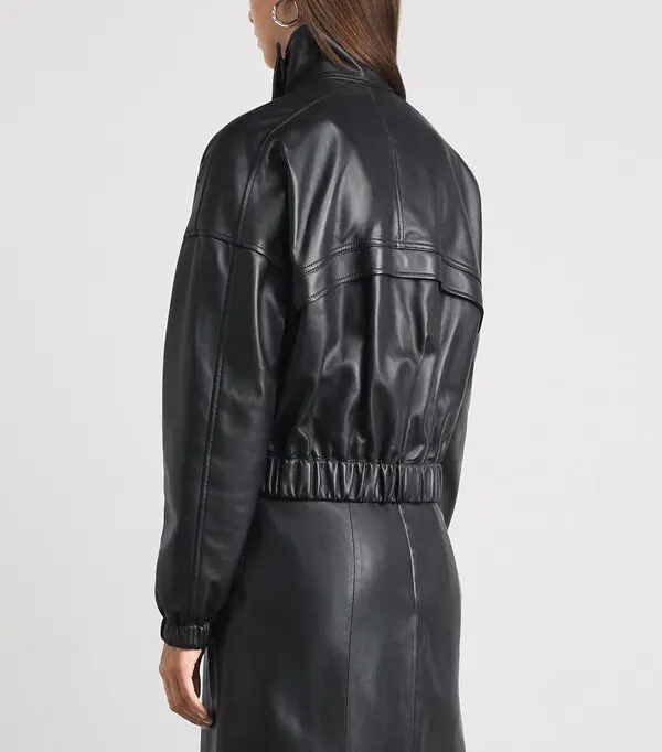Vince Asymmetric Lambskin Jacket