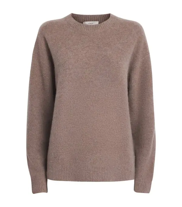 Vince Boiled Cashmere Sweater - Beige