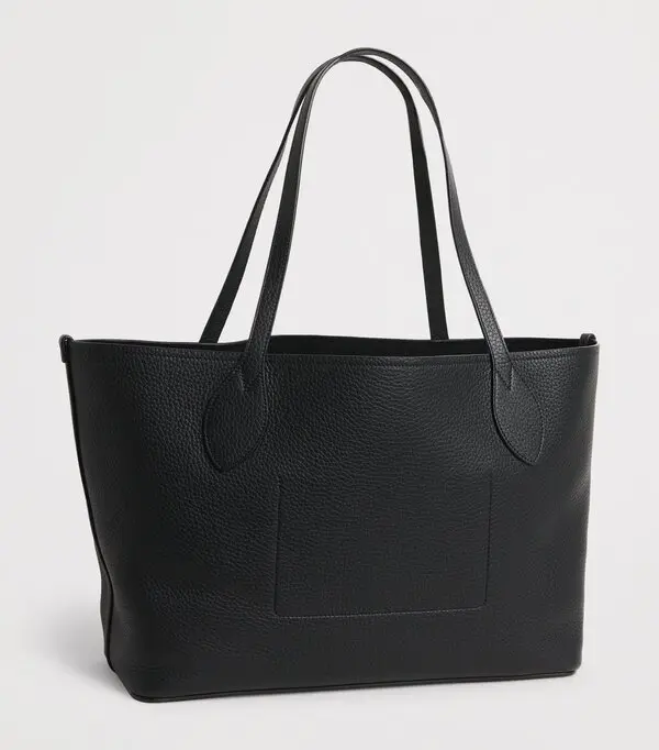 Mulberry Grained Leather Tree Tote Bag