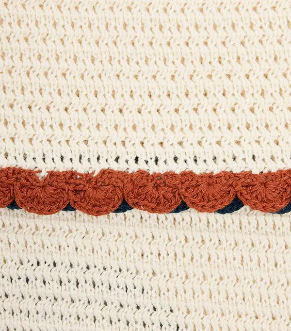 Escvdo Crochet Santos Top