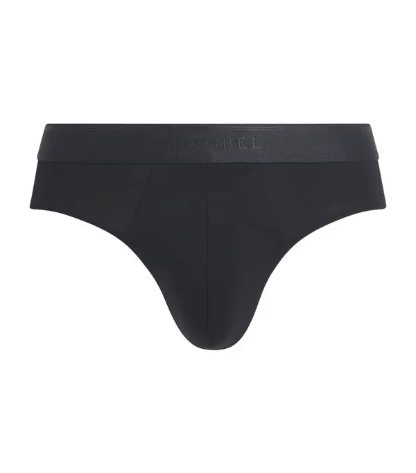 Sunspel Stretch-cotton Briefs - Black