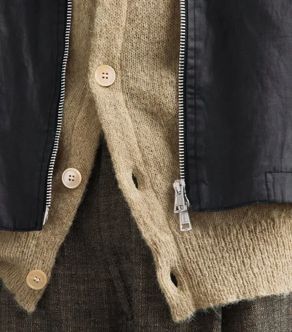 Our Legacy Alpaca-blend Evening Polo Cardigan