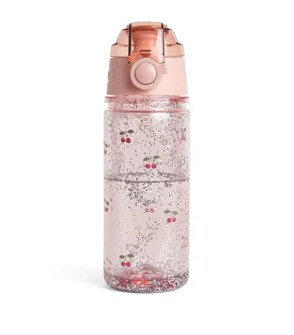 KONGES SLOJD Glitter Water Bottle - Pink