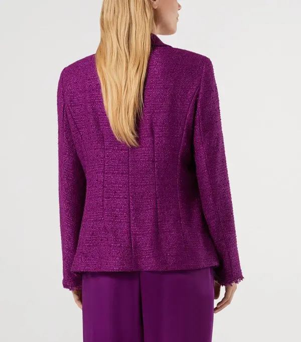 Marina Rinaldi Tweed Double-breasted Jacket