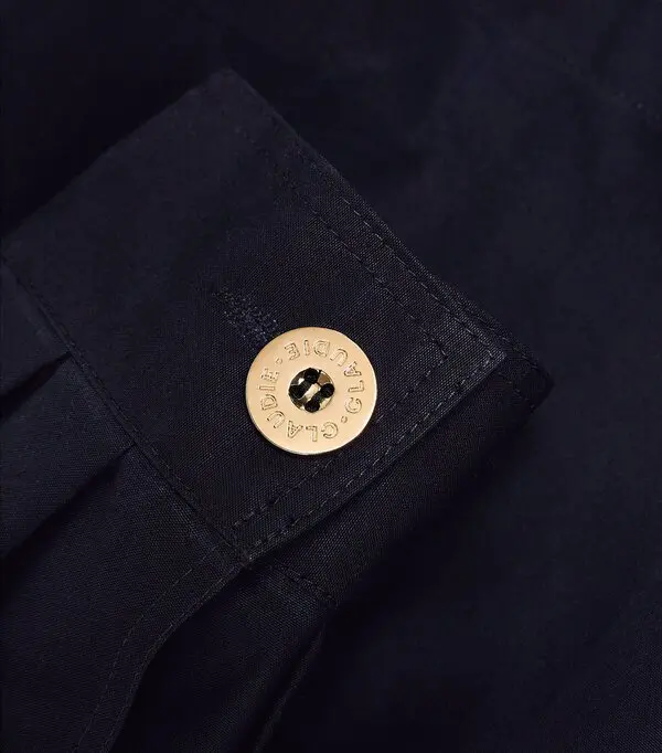 Claudie Pierlot Cotton Waxed Gabardine Jacket