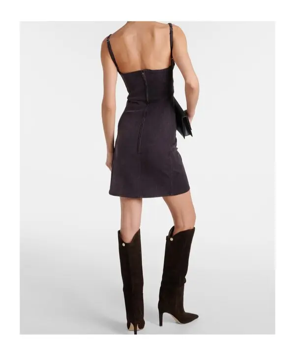 Y/project Ruffled Denim Minidress