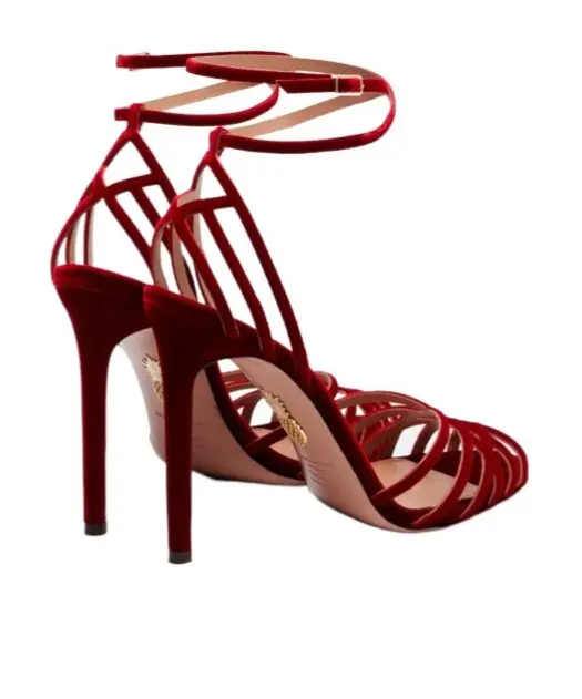 AQUAZZURA Velvet High-heel Sandals