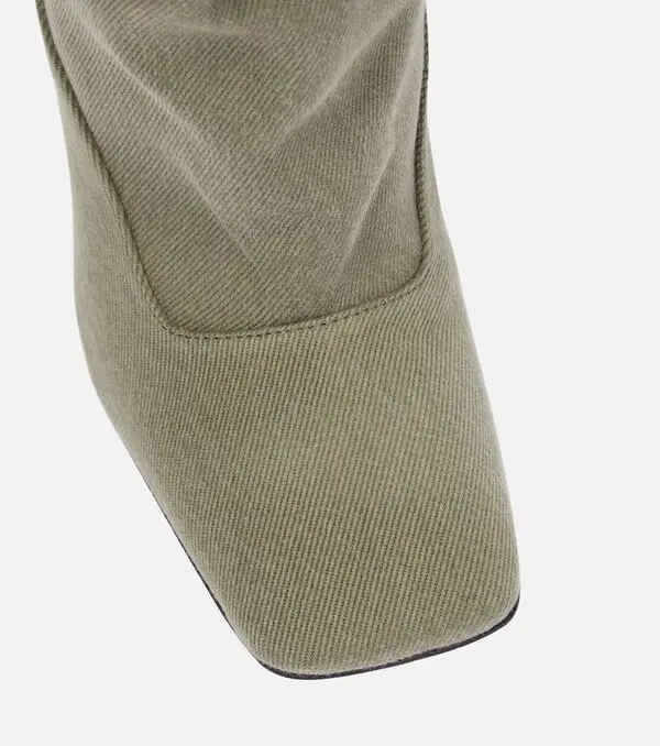 Attico Sienna Canvas Knee-high Boots