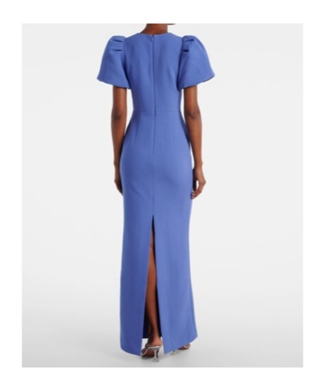 Rebecca Vallance Violetta Embellished Bow Gown - Blue