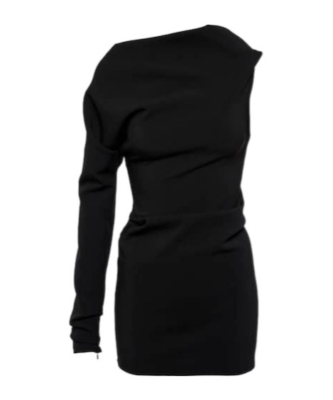 Maticevski Aroma Draped Jersey Minidress