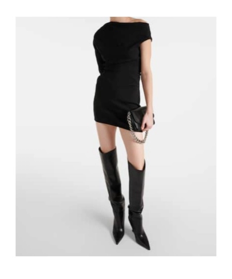 Maticevski Aroma Draped Jersey Minidress
