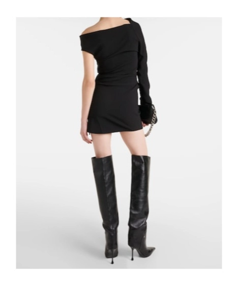 Maticevski Aroma Draped Jersey Minidress