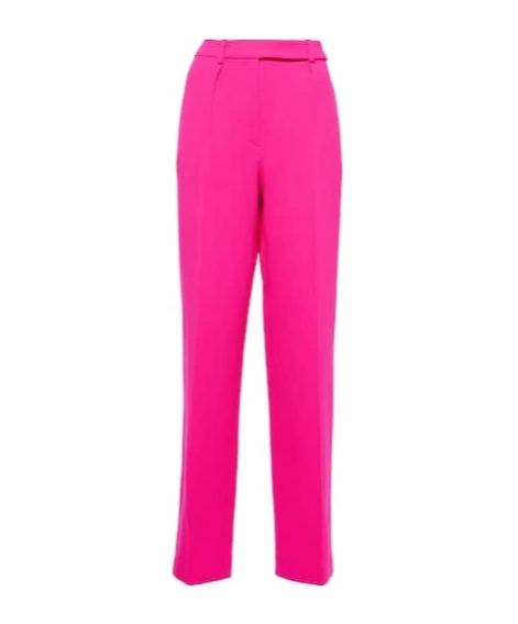 Alexandre Vauthier Wool Wide-leg Pants - Pink