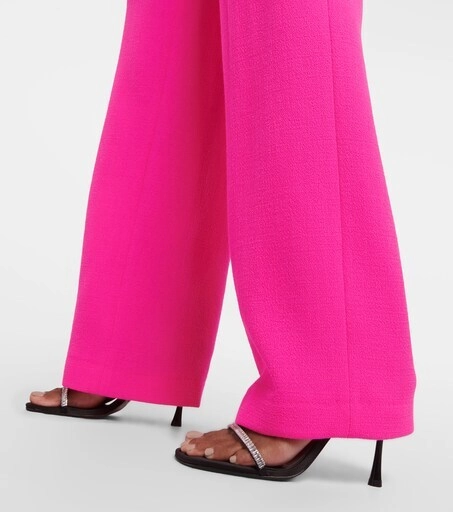 Alexandre Vauthier Wool Wide-leg Pants