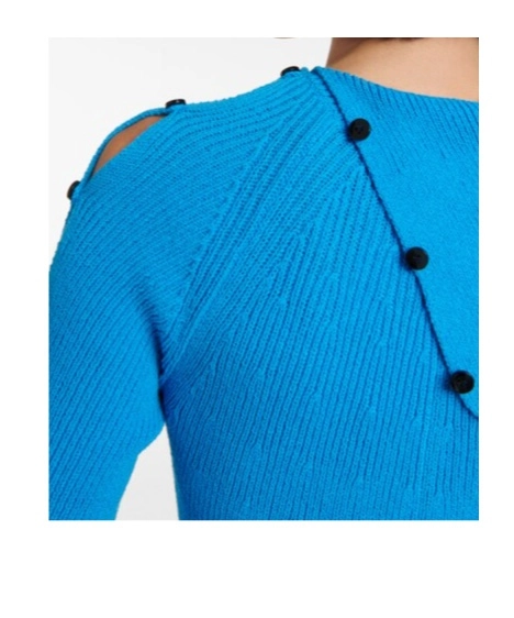 Proenza Schouler Ribbed Knit Cotton-blend Sweater Dress