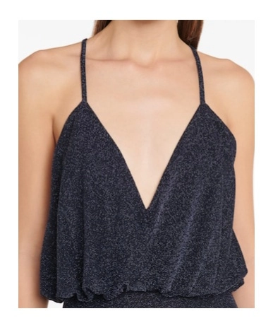 Monique Lhuillier Plunge-neck Gown