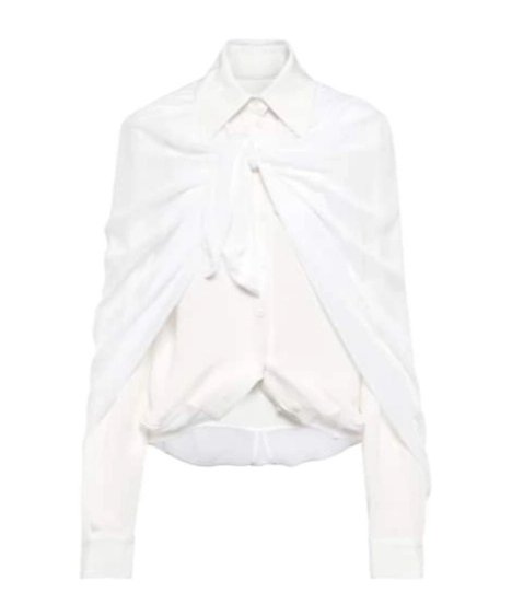 PETER DO Crewneck Knit Tank Top - White