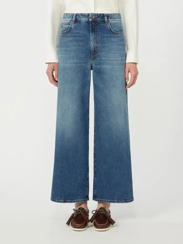 Max Mara Wide Leg Denim Jeans