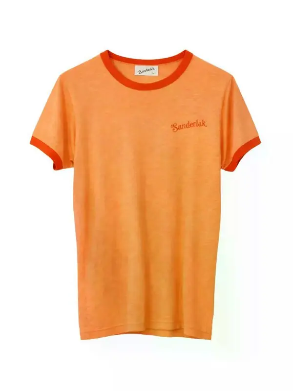 SANDERLAK Cotton T-shirt - Orange