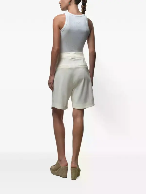 CAYET Rita Logo-embroidered Ribbed Tank Top