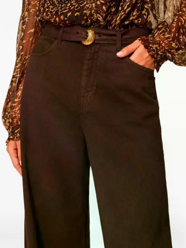 TWINSET Belted Pocket Jeans