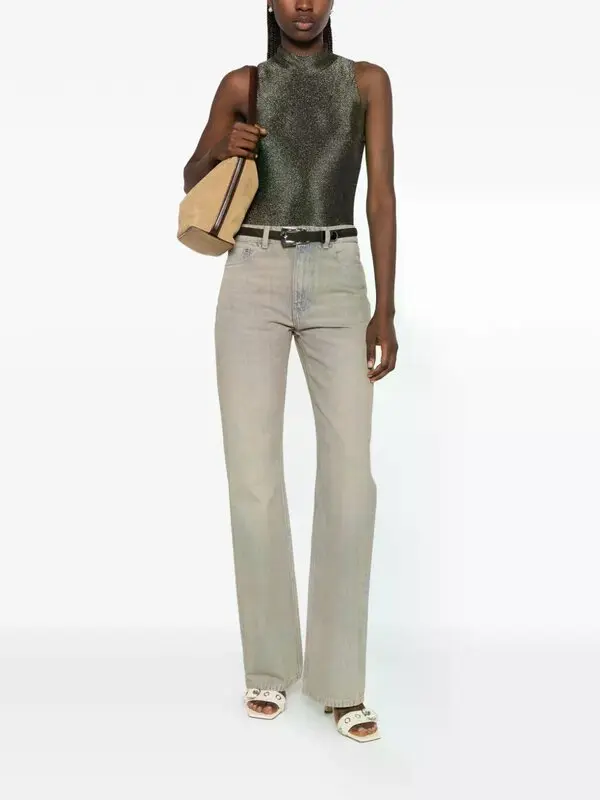 FORTE_FORTE Glitter-effect High-neck Body