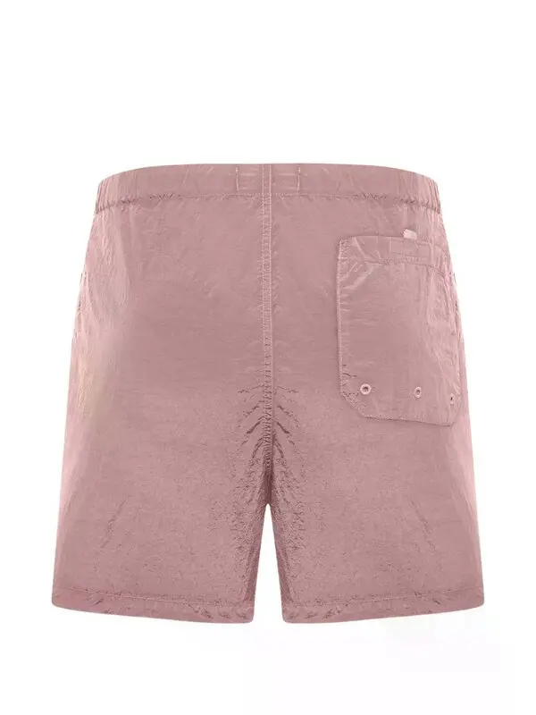 Stone Island Compass Logo Swim Shorts - Pink