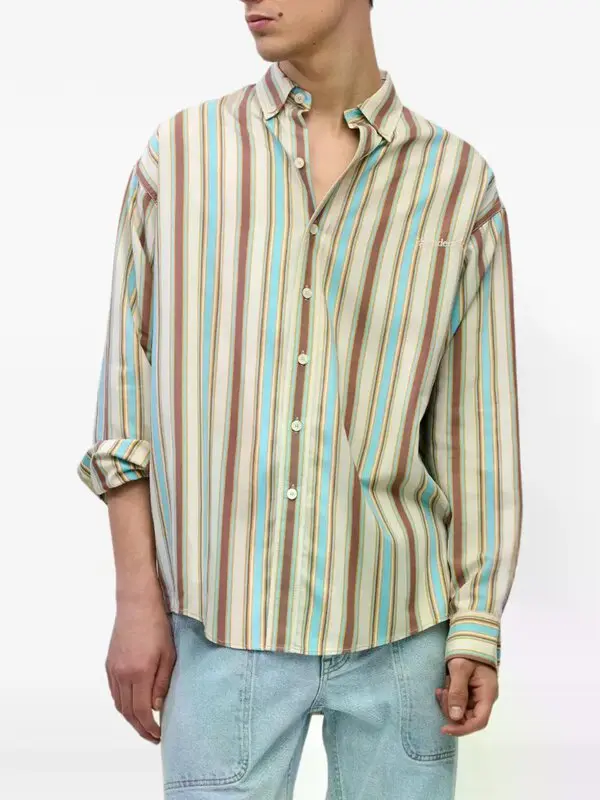 SANDERLAK Striped Button-down Shirt