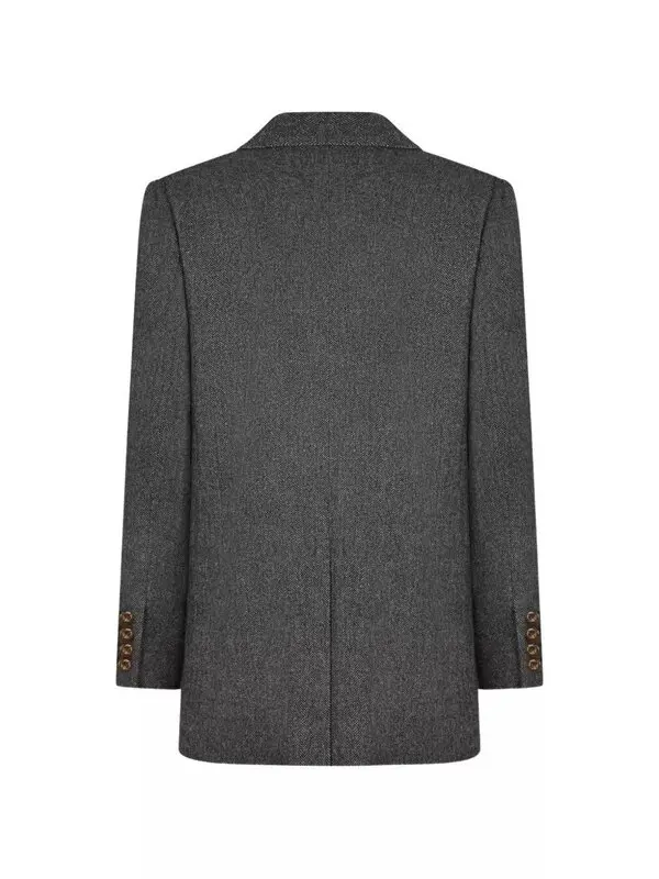 BLAZÉ MILANO Everyday Herringbone Double-breasted Blazer