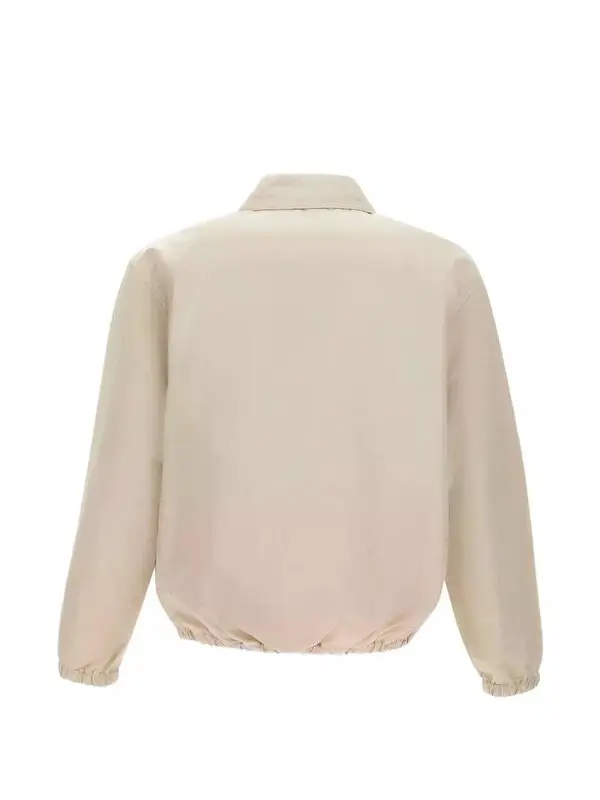 Drole De Monsieur Slogan-print Zip-up Jacket
