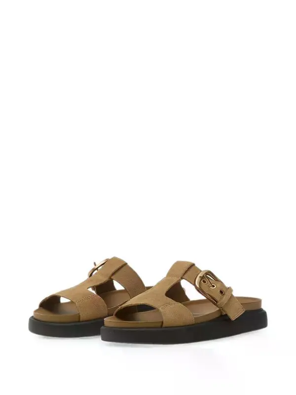Clarks Aristella West Buckle-fastening Flat Sandals