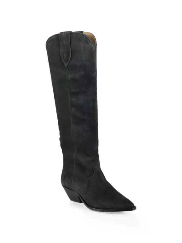 Isabel Marant Étoile Denvee Suede Cowboy Boots